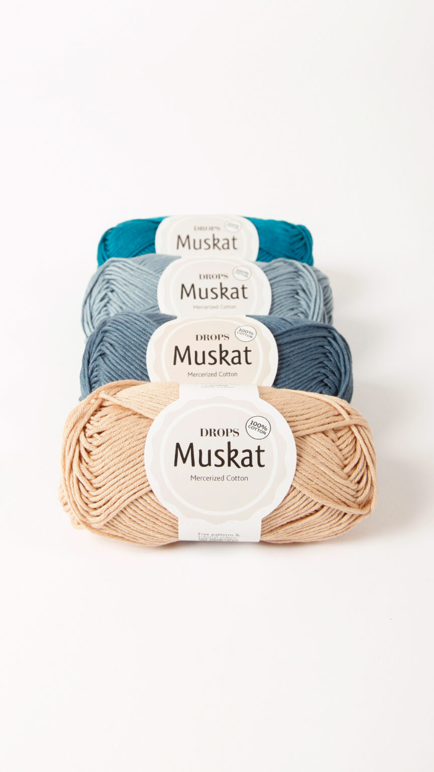 DROPS Muskat - Rubentirts-Looduslikud lõngad